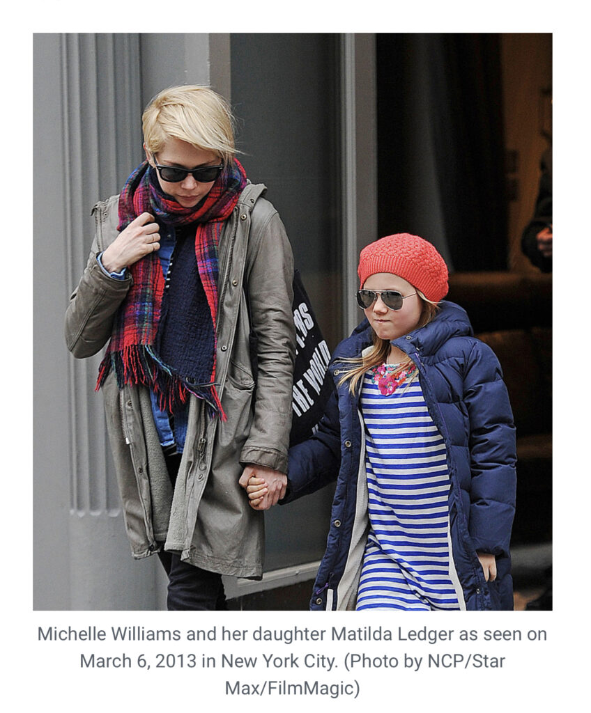 16-year-old Matilda Ledger is the spitting image of her late father ...